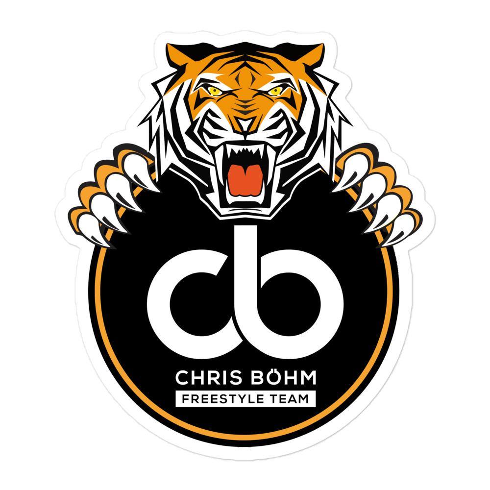 Chris Böhm Freestyle Tiger Aufkleber – Chris Boehm Shop